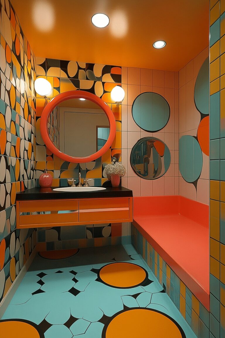 29 Retro Bathroom Ideas for a Cozy Vintage-Inspired Vibe -Columbia Artists