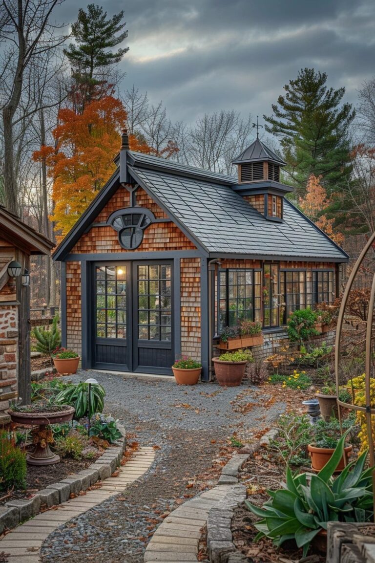 29 Cozy Farmhouse Garage Ideas for a Warm, Rustic Feel -Columbia Artists