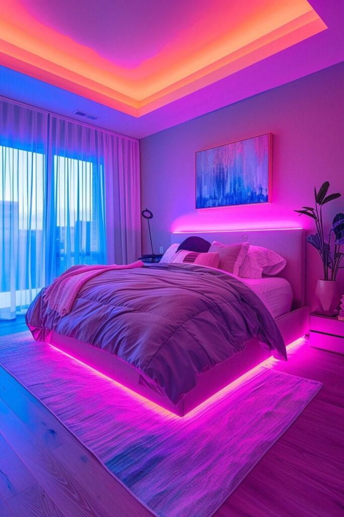 29 LED Lighting Bedroom Ideas to Light Up Your Space with Style ...