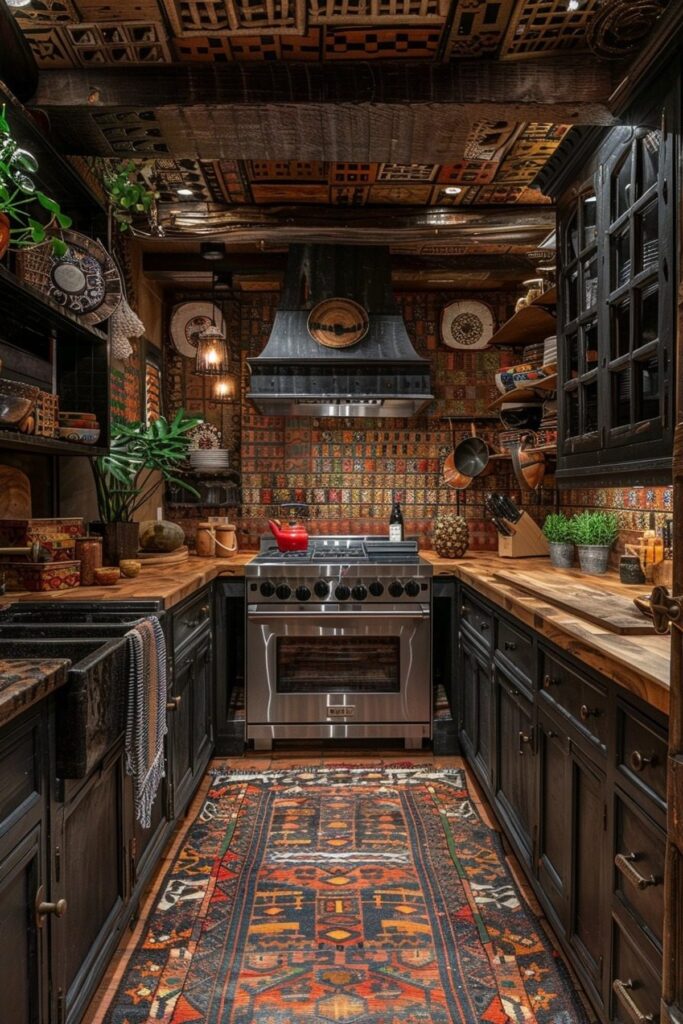 29 Stylish Afrohemian Kitchen Ideas with Rich Textures -Columbia Artists